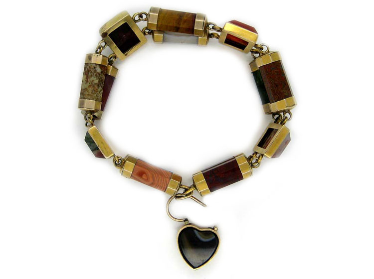 9ct Gold Scottish Bracelet (496Z) | The Antique Jewellery Company