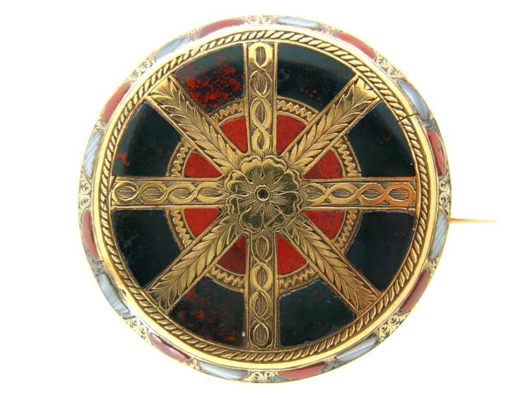 Scottish Wheel Design Brooch (112A) | The Antique Jewellery Company