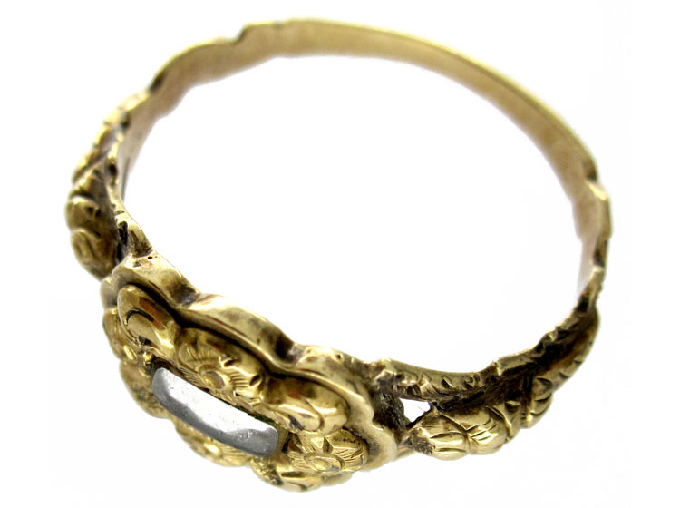 Georgian Memorial Ring (647B/OJ) | The Antique Jewellery Company