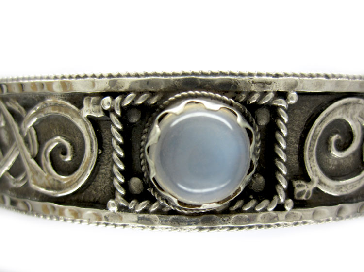 Early 20th Century Silver Celtic Design Armband attributed to the ...