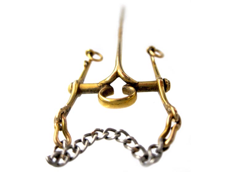Pelham Bridle Bit Tie Pin (118B) | The Antique Jewellery Company