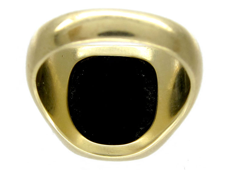 Hardstone Intaglio Signet Ring (8C) | The Antique Jewellery Company