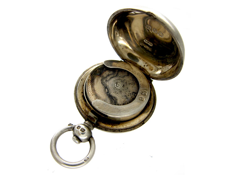 Silver Victorian Sovereign Case (976B) | The Antique Jewellery Company