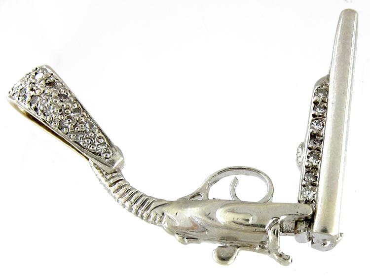 Gun Pendant (325C) | The Antique Jewellery Company