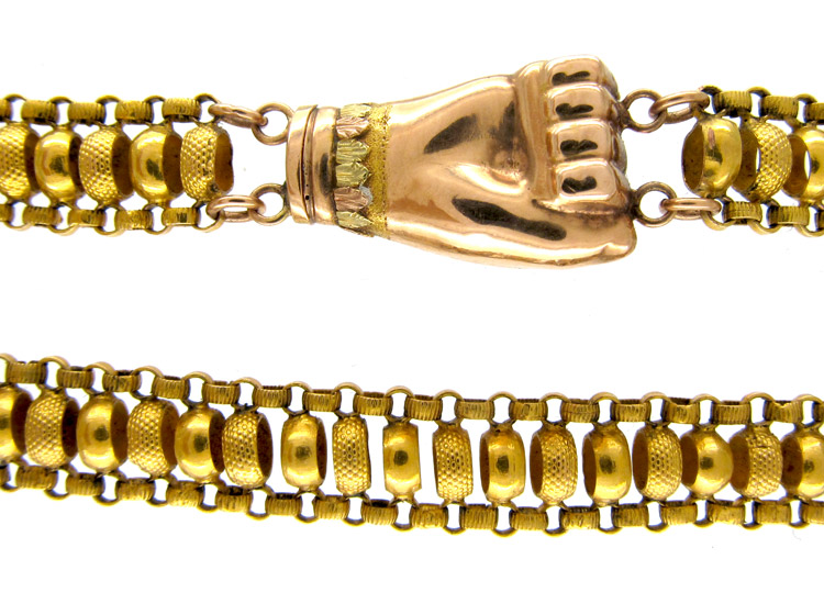 Georgian 18ct Gold Guard Chain (883C) | The Antique Jewellery Company