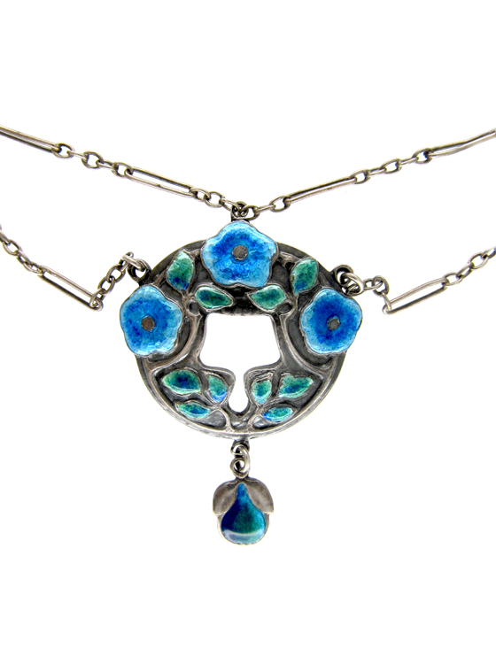 Silver Art Nouveau Necklace by Murrle Bennett (46Z) | The Antique ...