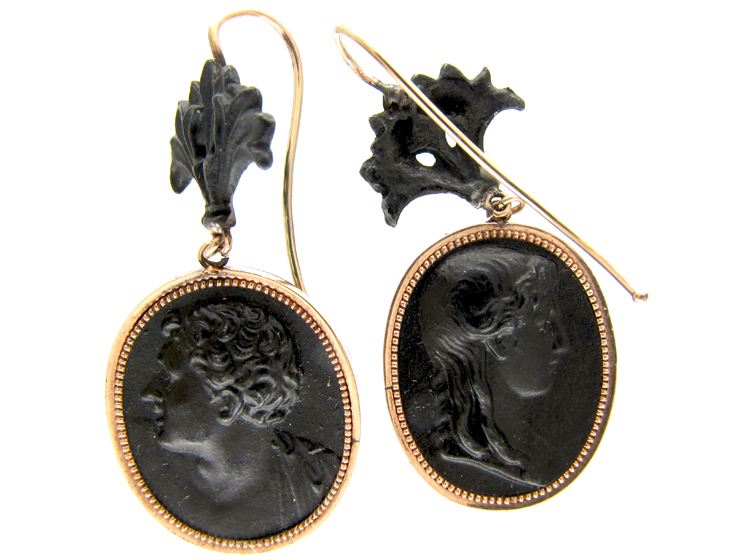 Berlin Iron Drop Earrings (266D) | The Antique Jewellery Company
