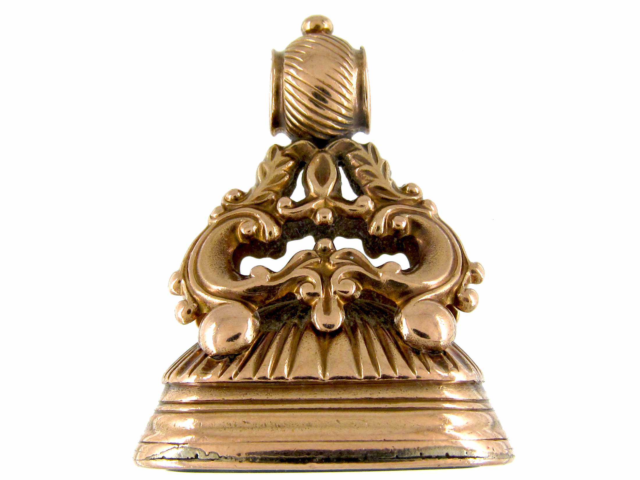 Regency Gold & Bloodstone Scrollwork Seal (182E) | The Antique ...