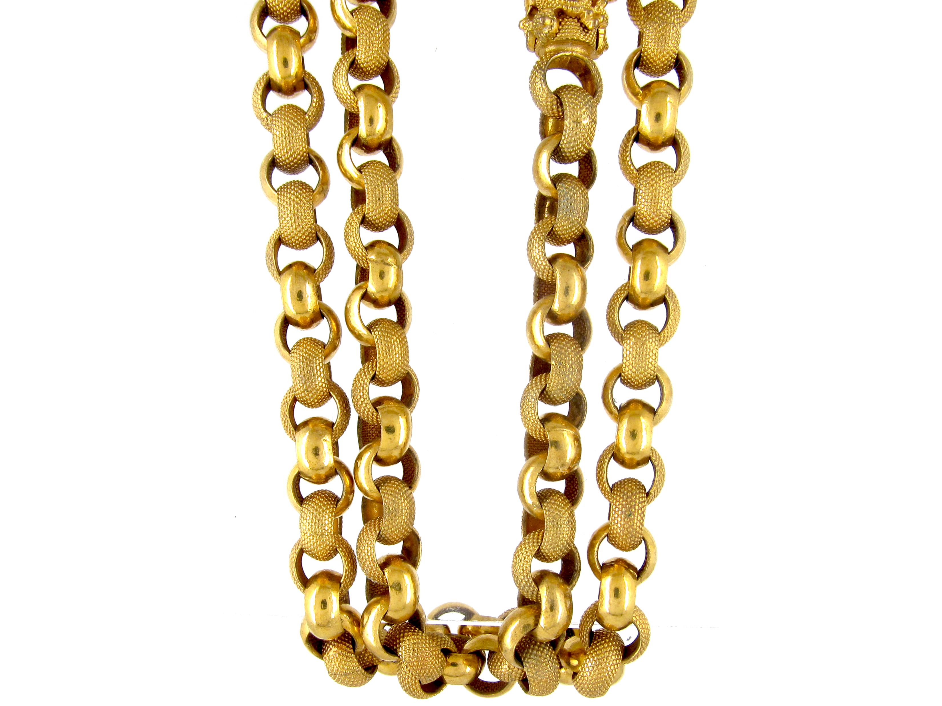 Georgian Pinchbeck Chain (195E) | The Antique Jewellery Company