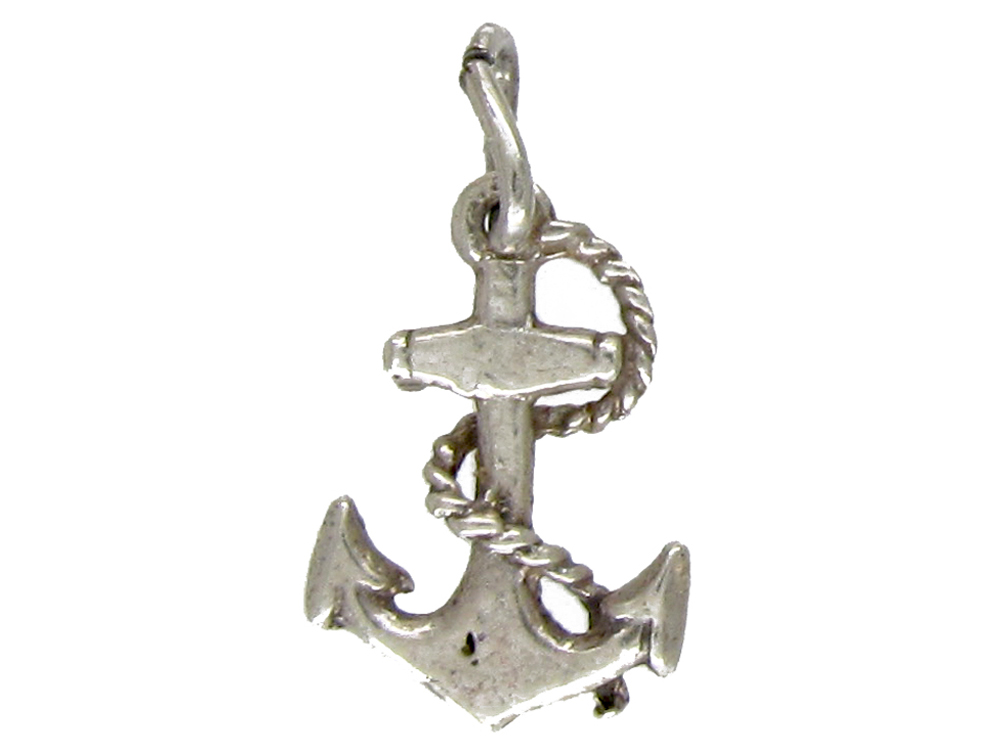 Silver Anchor Charm (285E/14) | The Antique Jewellery Company