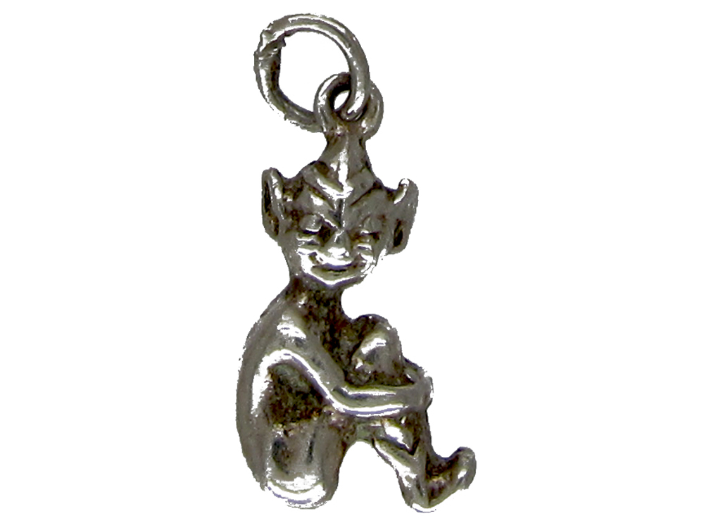Silver Pixie Charm (285E/5) | The Antique Jewellery Company