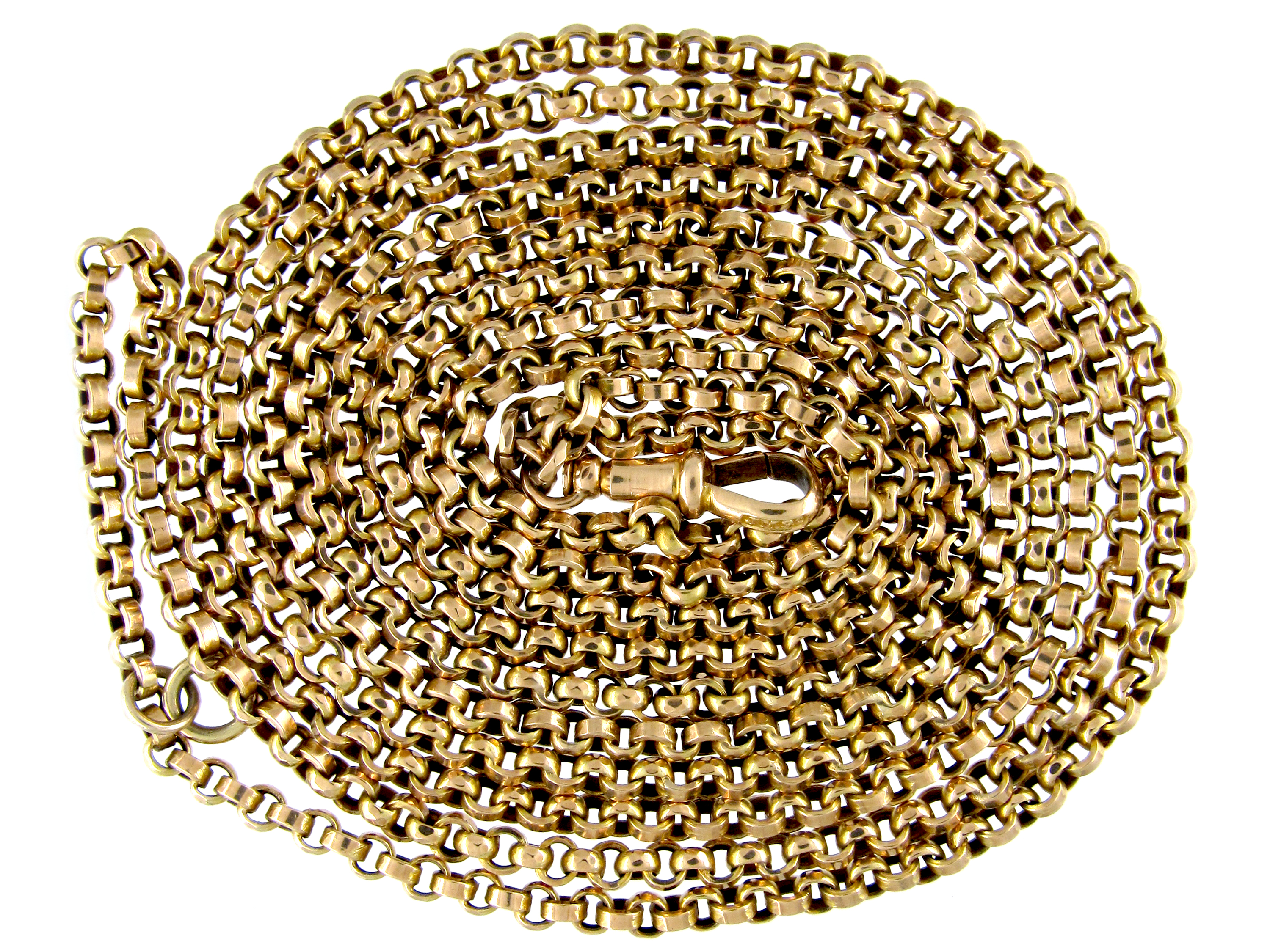 9ct Gold Victorian Guard Chain (425E) | The Antique Jewellery Company