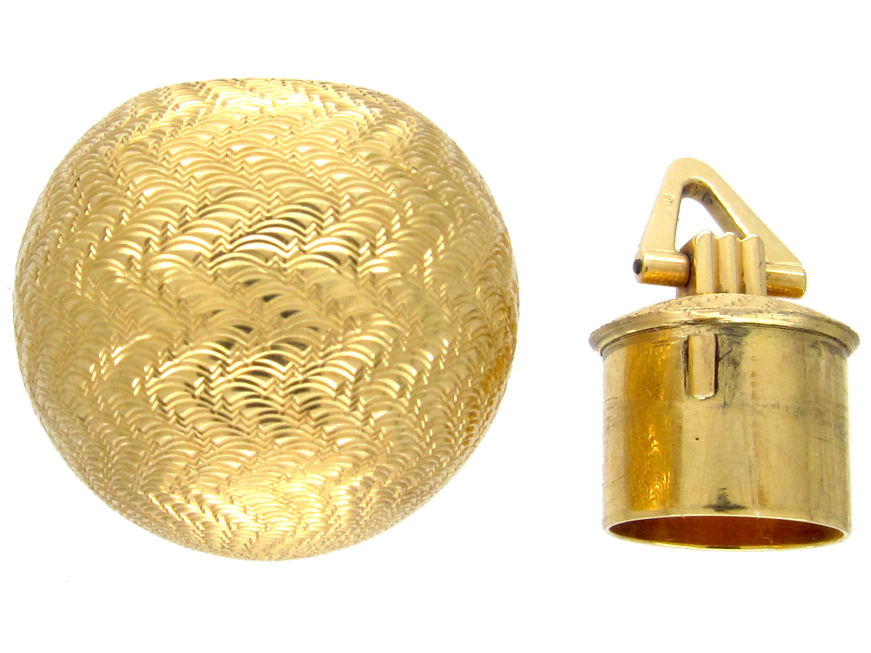 Cartier 18ct Gold Pomander Pendant (513E) | The Antique Jewellery Company