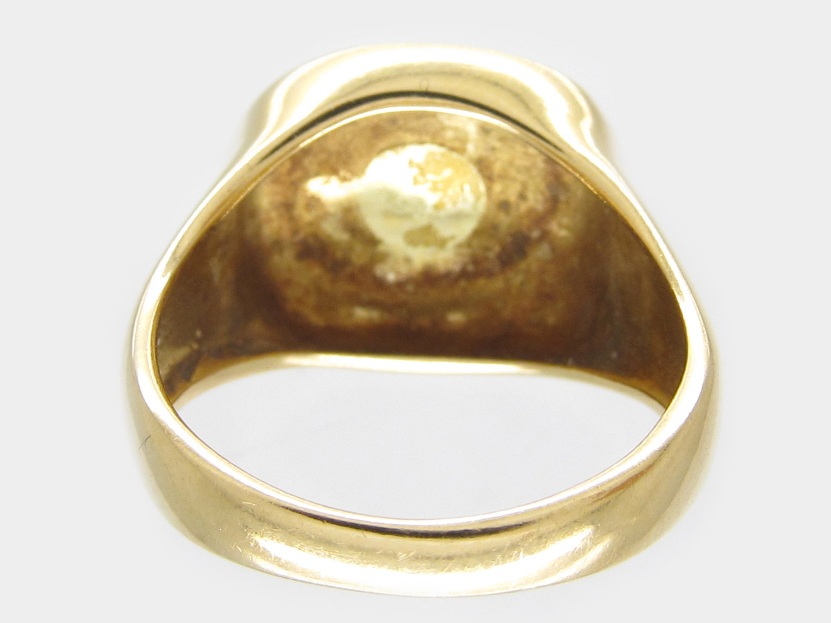 18ct Gold Plain Ring (771E) | The Antique Jewellery Company