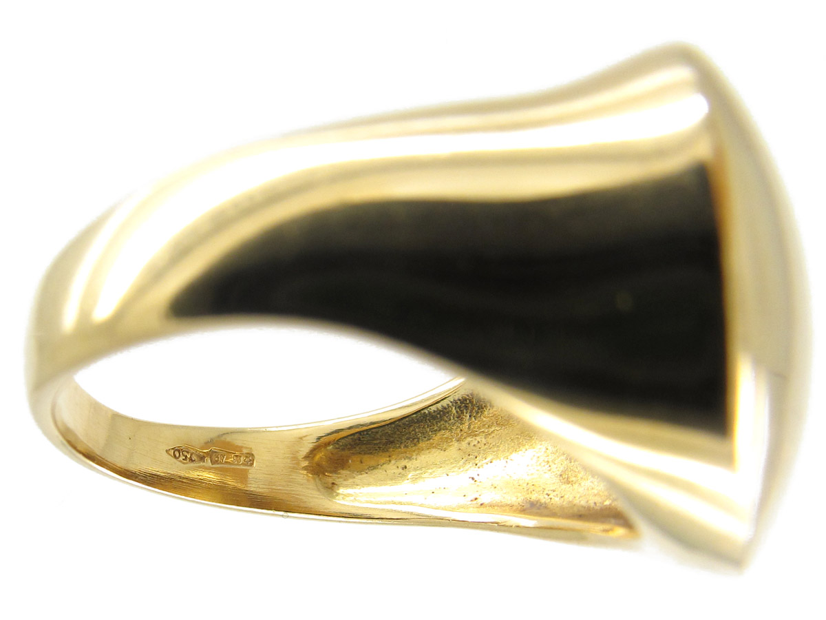 18ct Gold Plain Ring (771E) | The Antique Jewellery Company