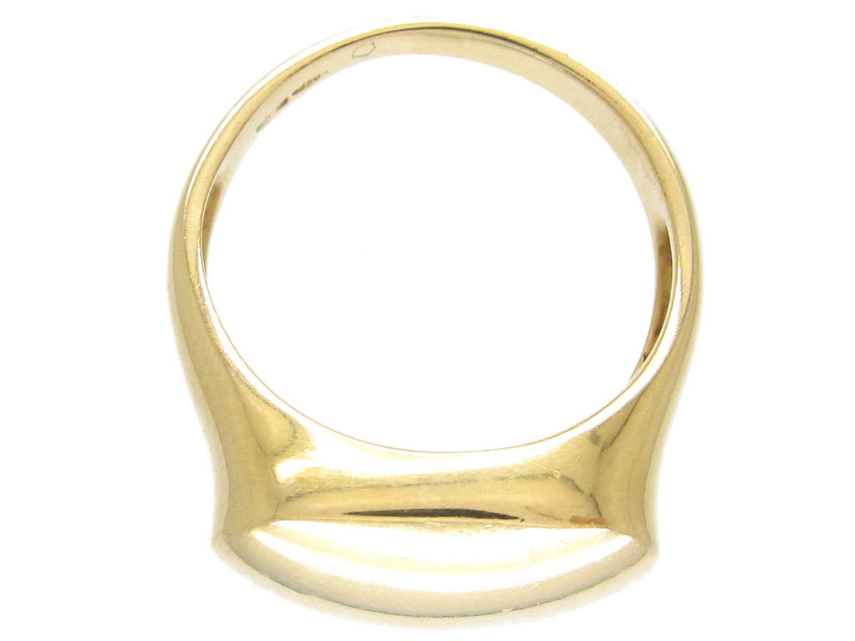 18ct Gold Plain Ring (771E) | The Antique Jewellery Company