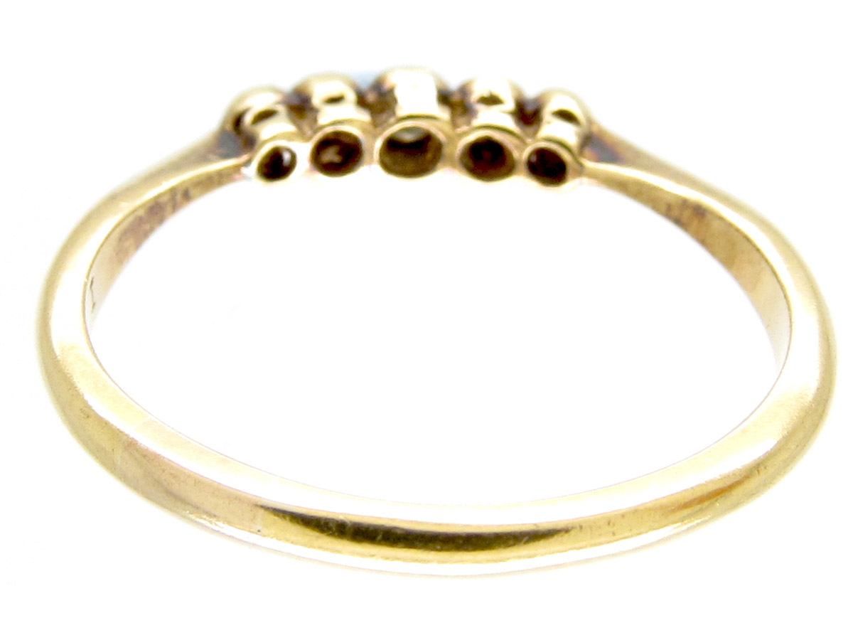 Small Five Stone Diamond Ring (845E) | The Antique Jewellery Company