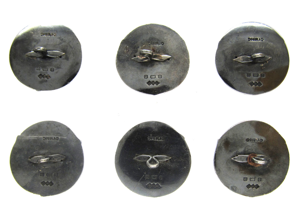 Silver & Enamel Buttons by Liberty & Co. (55F) | The Antique Jewellery ...