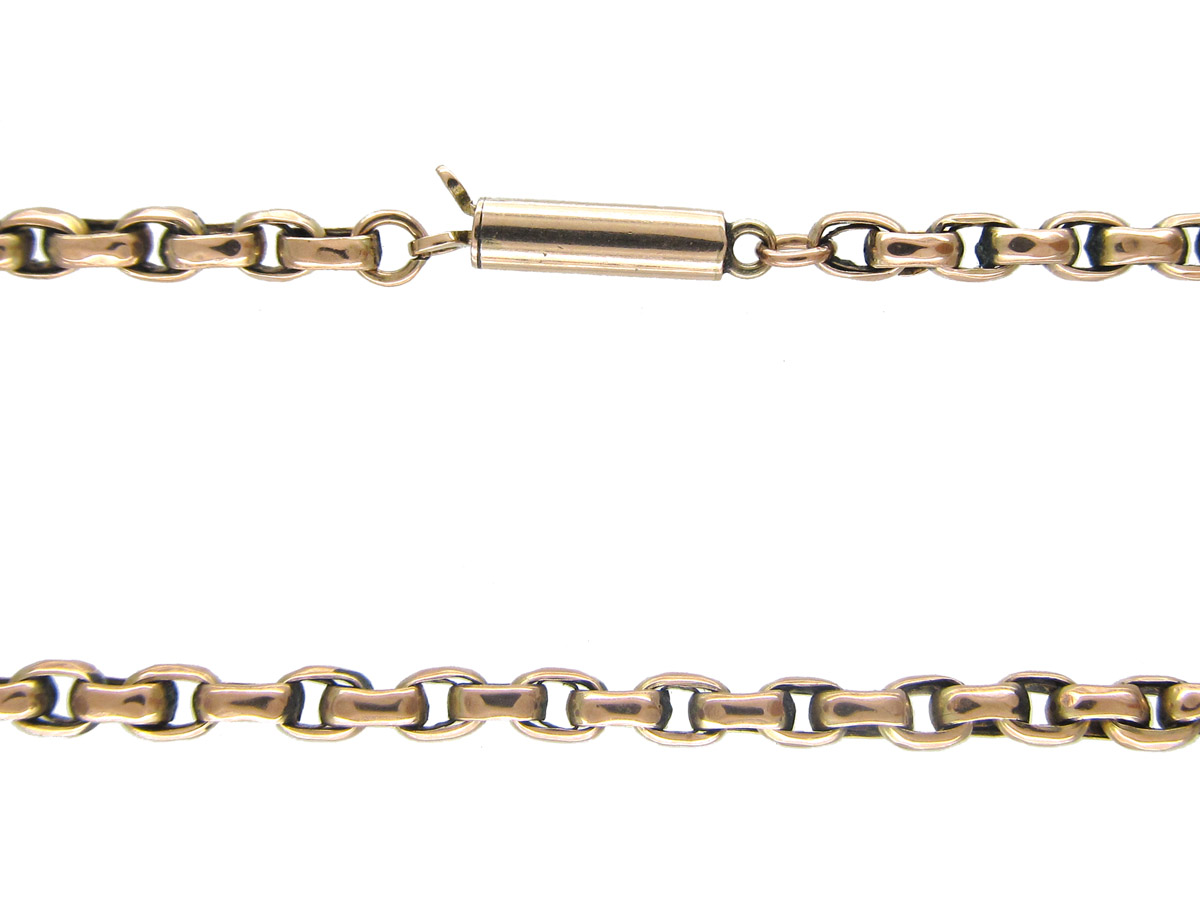 Victorian 9ct Gold Short Chain (303F) | The Antique Jewellery Company