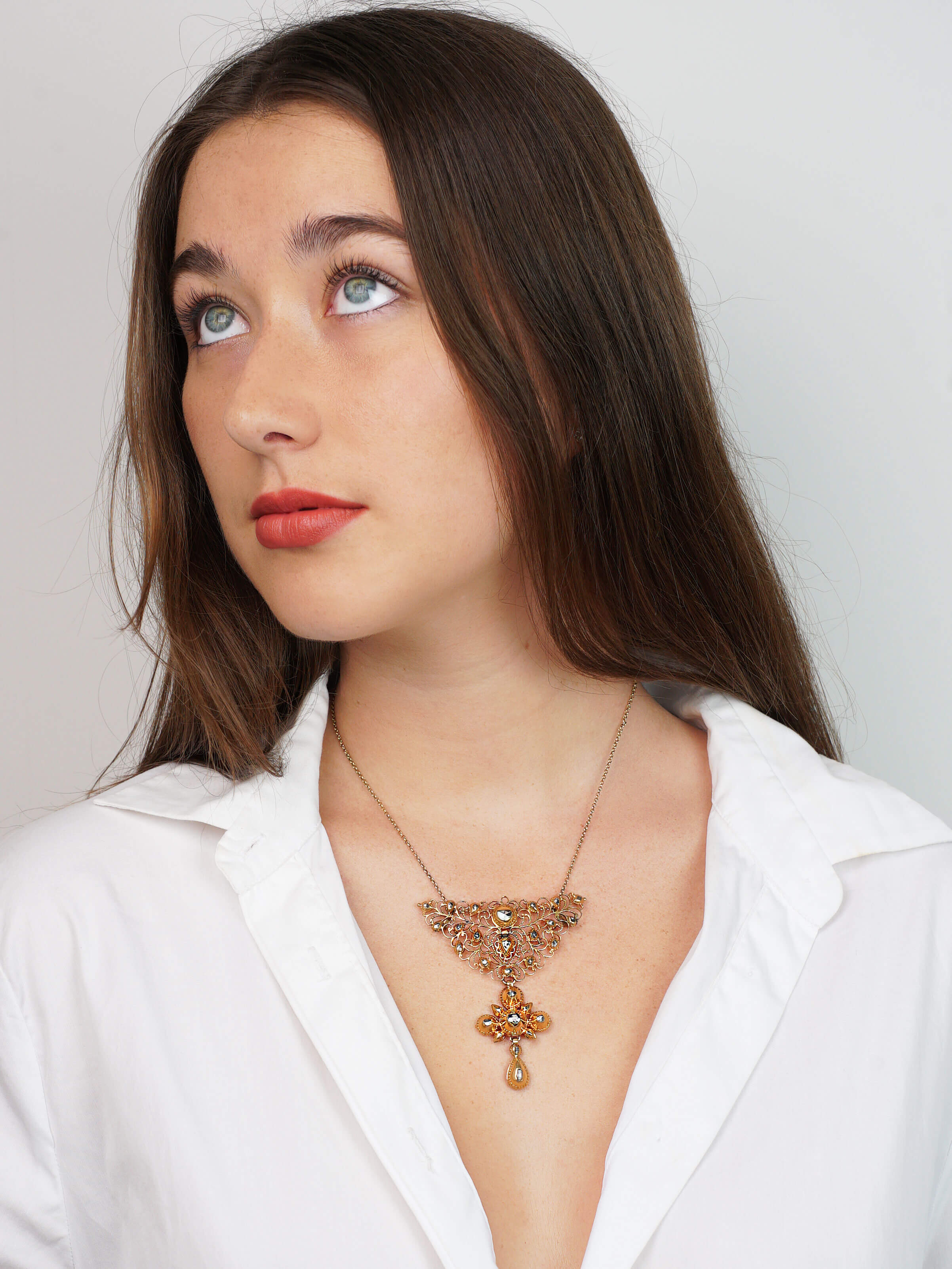 Early 18th Century Spanish Diamond & Gold Pendant (321F) | The Antique ...