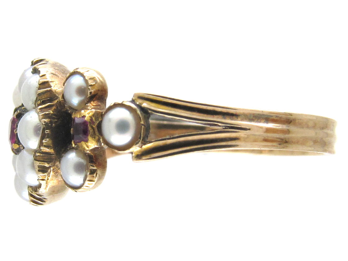 Regency Natural Pearl & Ruby Ring | AJC - AUS