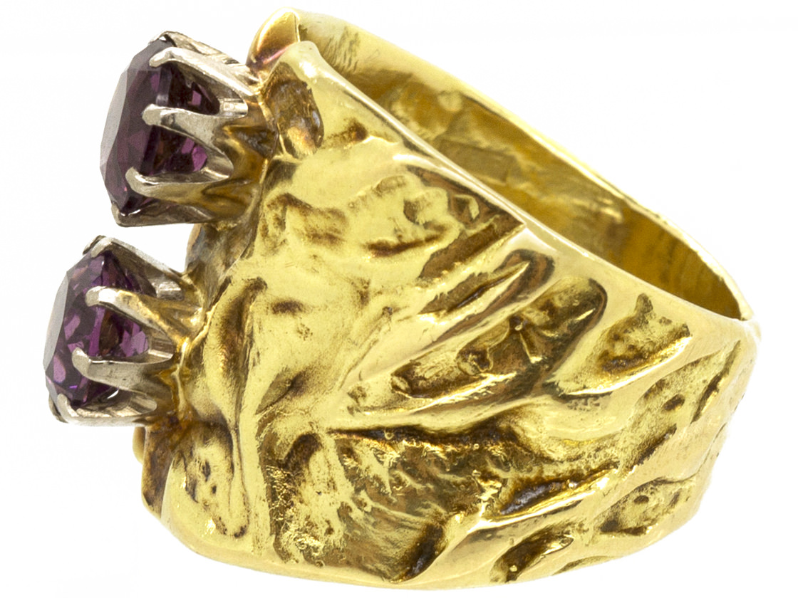 18ct Gold & Garnet Ring by Vivian Pitchford (207E) | The Antique ...