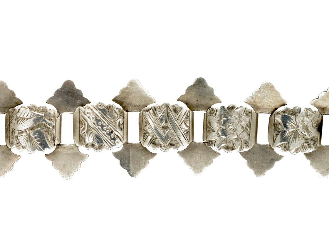 Victorian Silver Collar (590F) | The Antique Jewellery Company