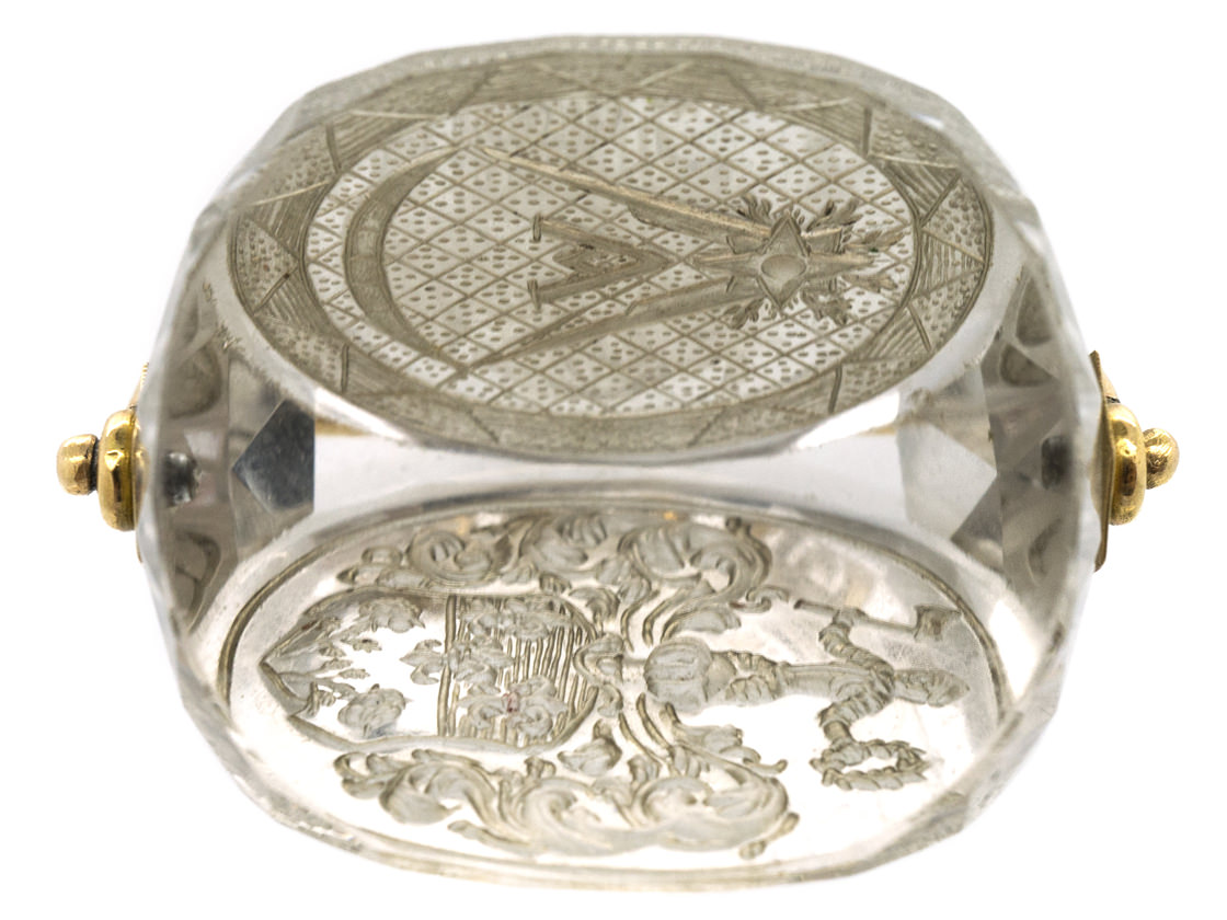 18ct Victorian Gold & Rock Crystal Masonic Swivel Seal (144G) | The ...