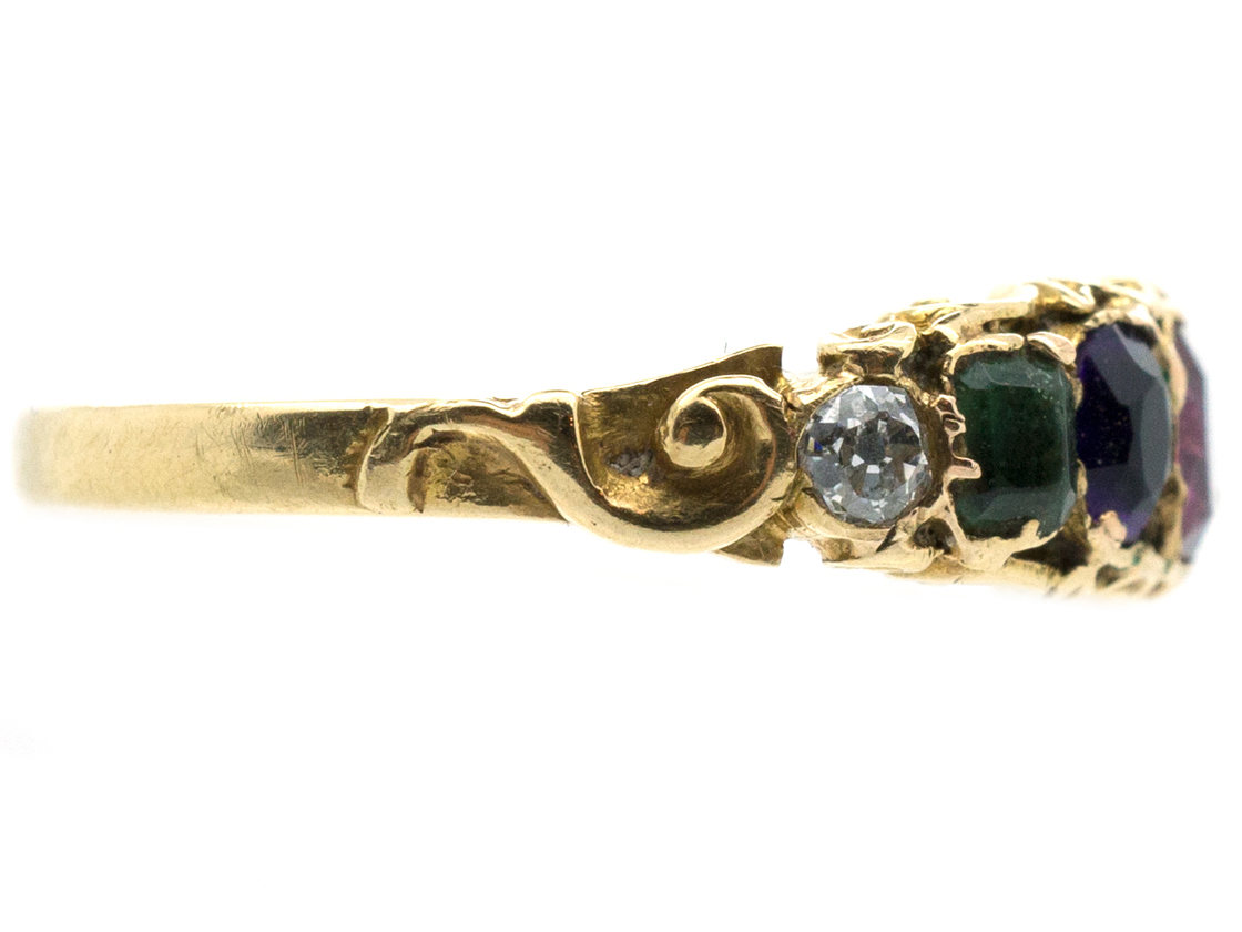 Late Georgian 18ct Gold Dearest Ring (462G) | The Antique Jewellery Company