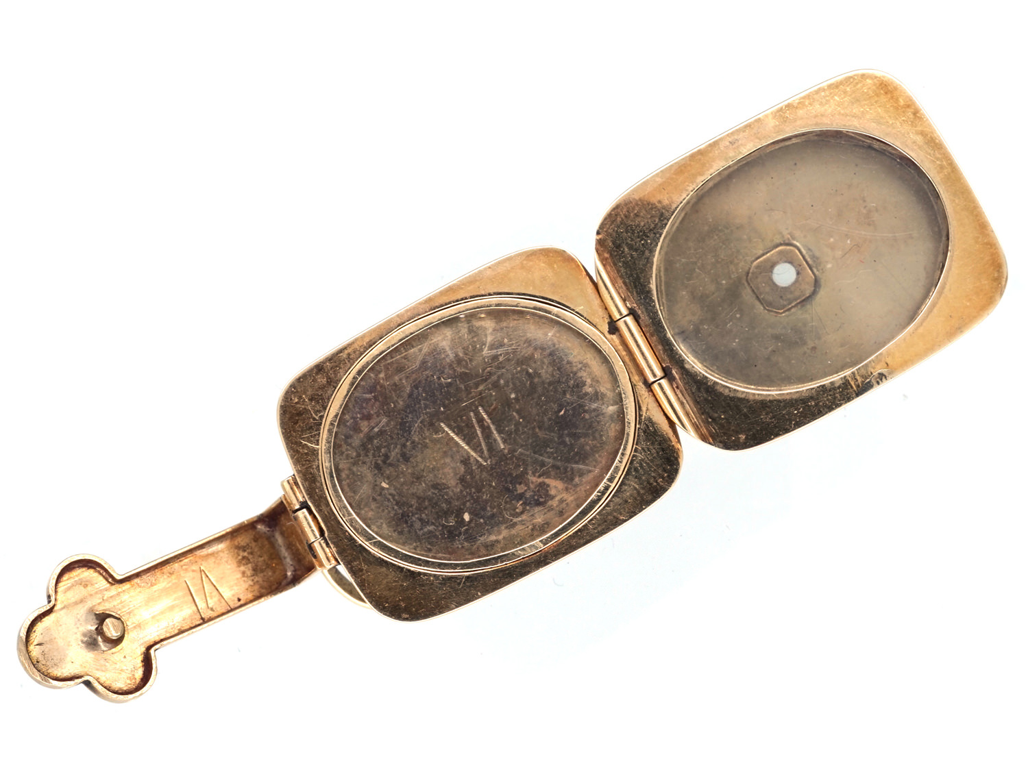 Victorian 15ct Gold Four Compartment Locket (796G) | The Antique ...