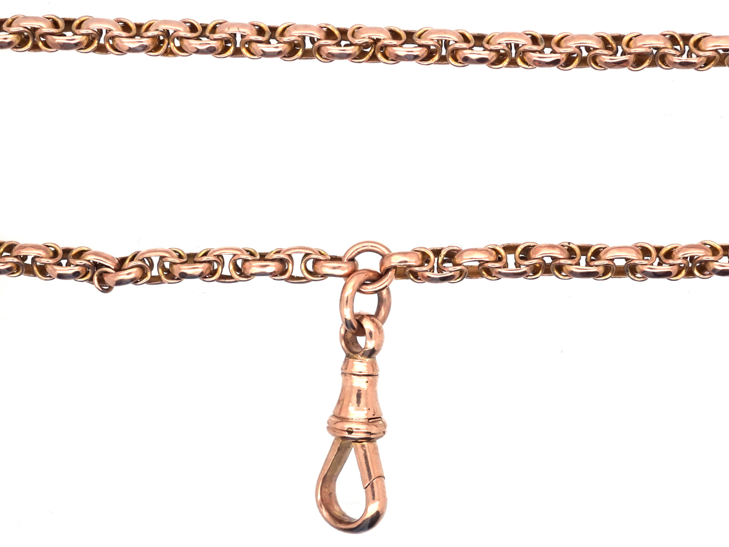 Victorian 9ct Gold Double Albert Chain (725G) | The Antique Jewellery ...