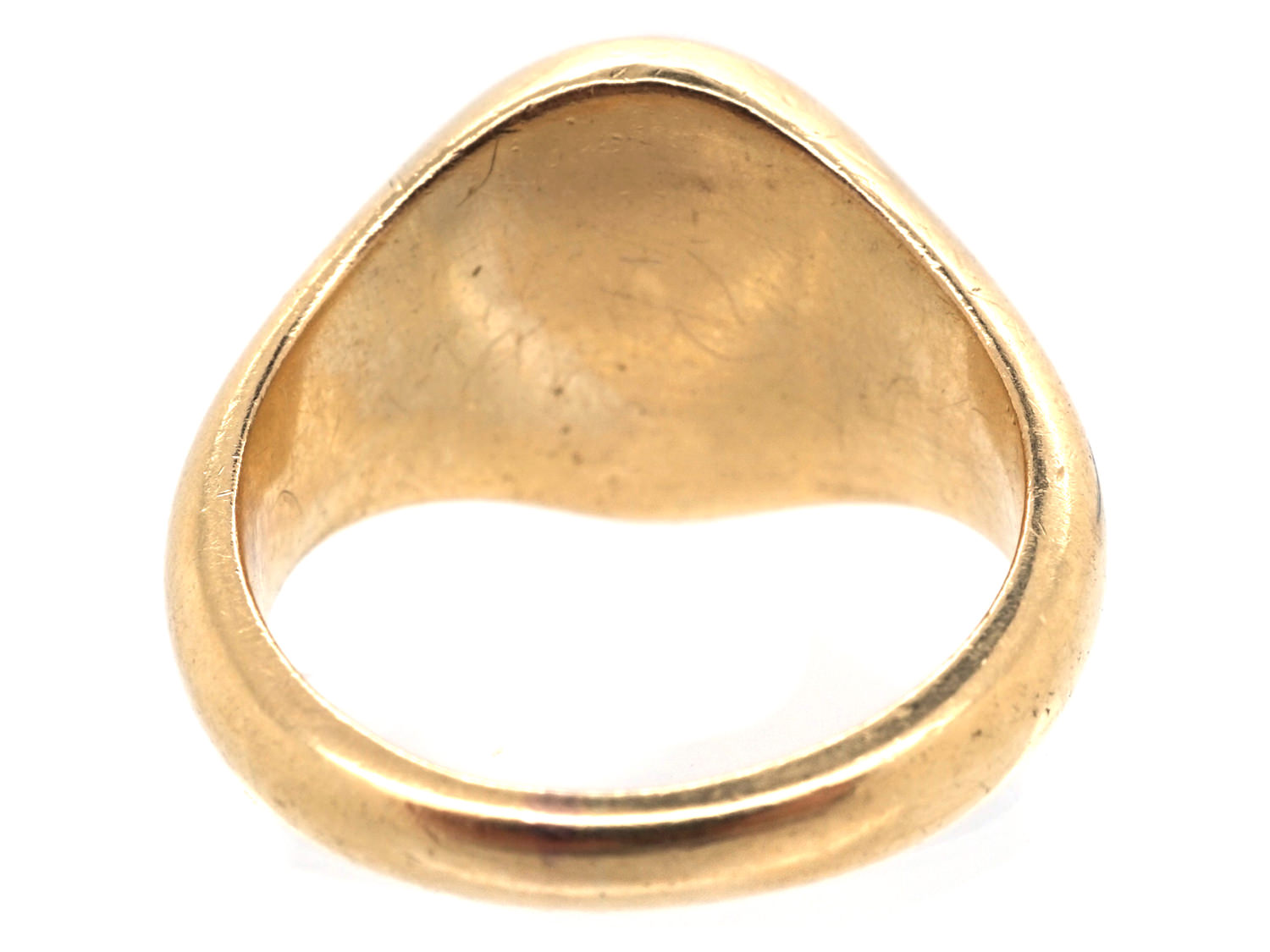 18ct Gold Signet Ring Retailed by Cartier with Unicorn Intaglio (854G ...
