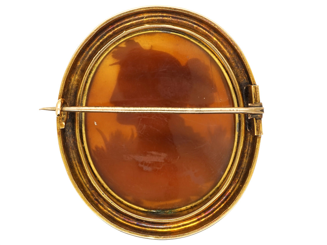 Victorian 15ct Gold Cameo Brooch of Greek Goddess Diameter (521H) | The ...