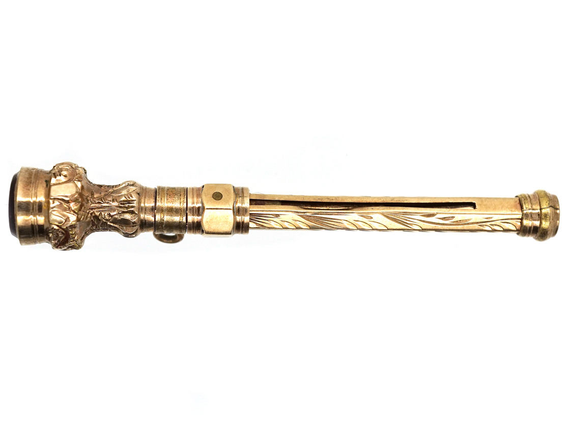 Victorian 9ct Gold Toothpick (490H) | The Antique Jewellery Company