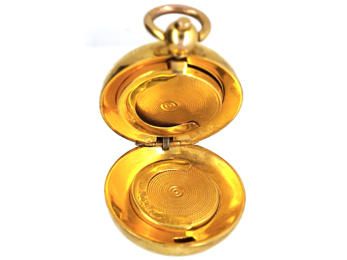 Edwardian 9ct Gold Sovereign Case Pendant (522H) | The Antique ...