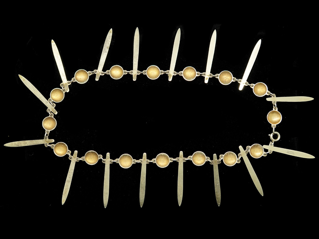 Silver & White Enamel Icicle Necklace by David Anderson (202K) | The ...