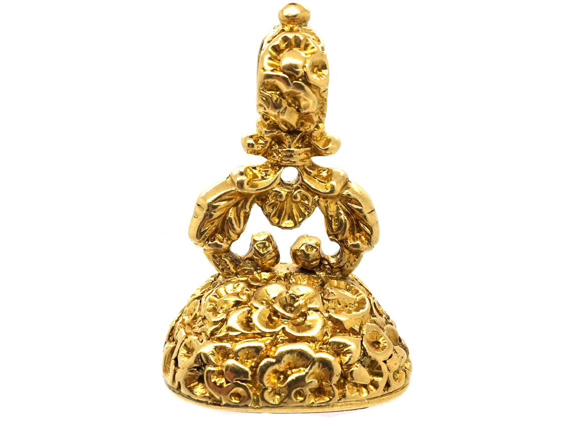 Georgian Gold Cased Seal with Carnelian Base (109H) | The Antique ...