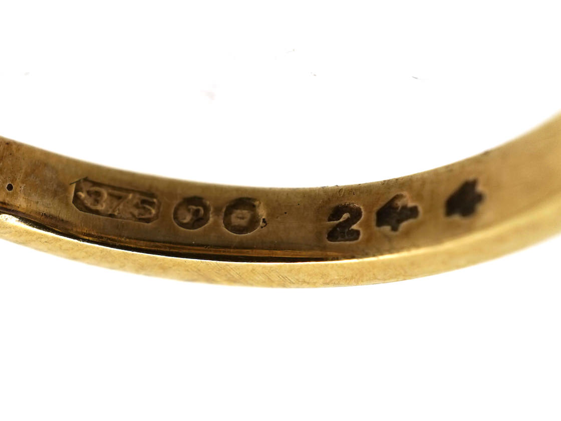 9ct Gold, Amethyst & Natural Split Pearl Ring (311K) | The Antique ...