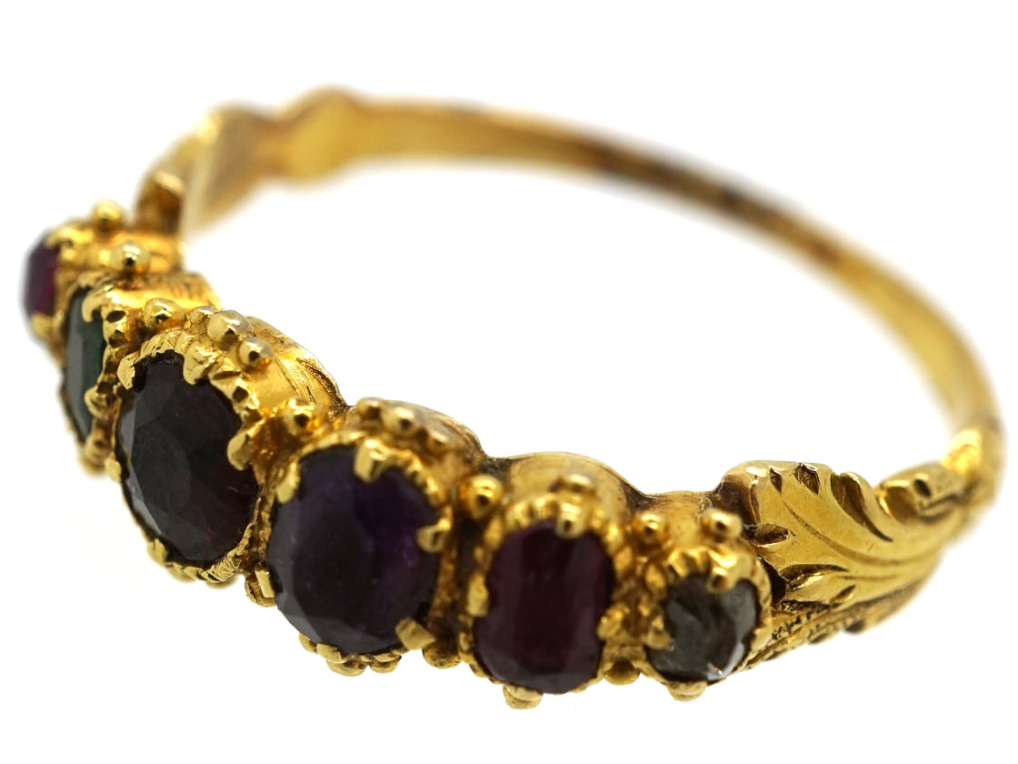 Regency 15ct Gold Regard Ring (218/J) | The Antique Jewellery Company