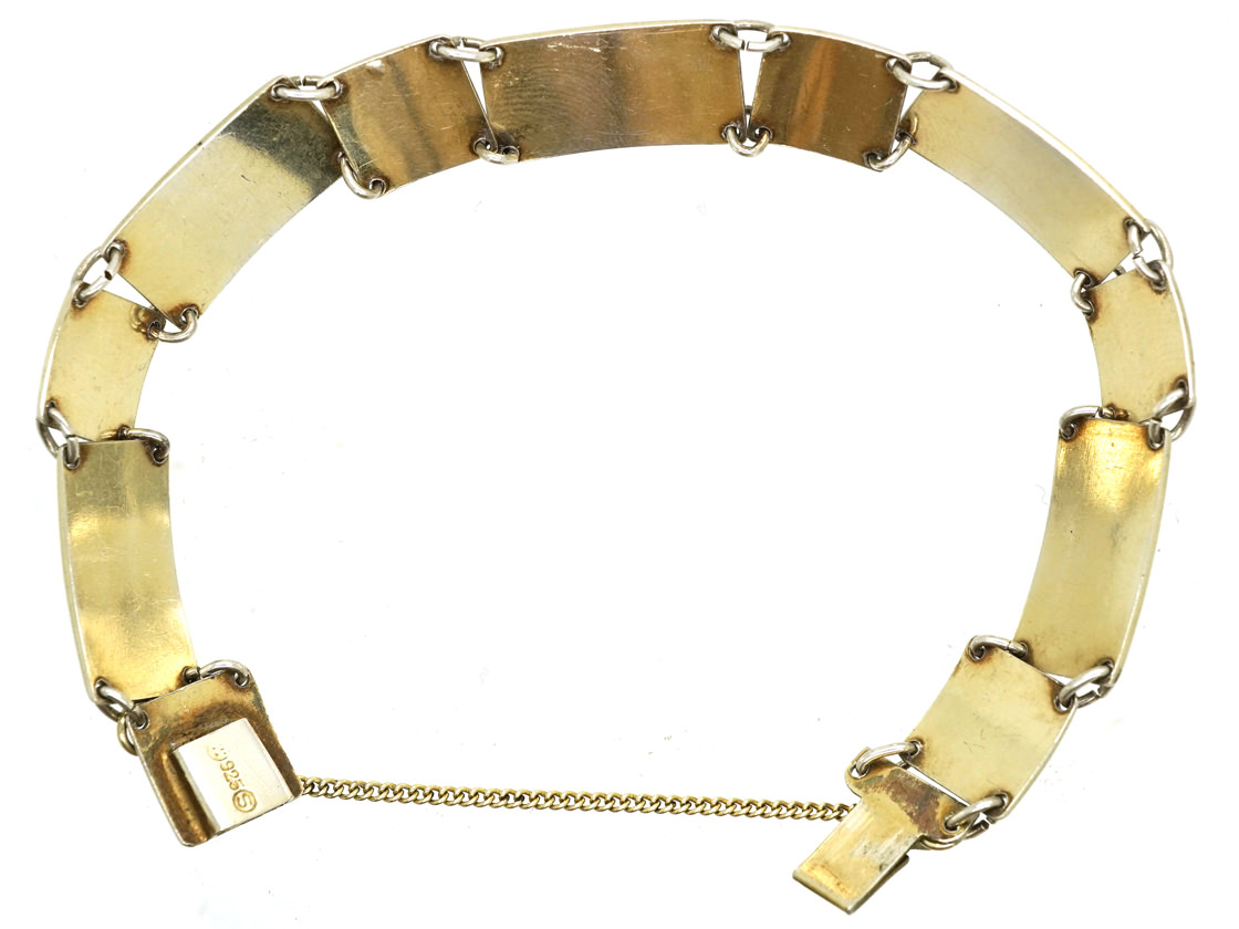 Silver, Black & Green Enamel Bracelet by Ottar Hval (424K) | The ...