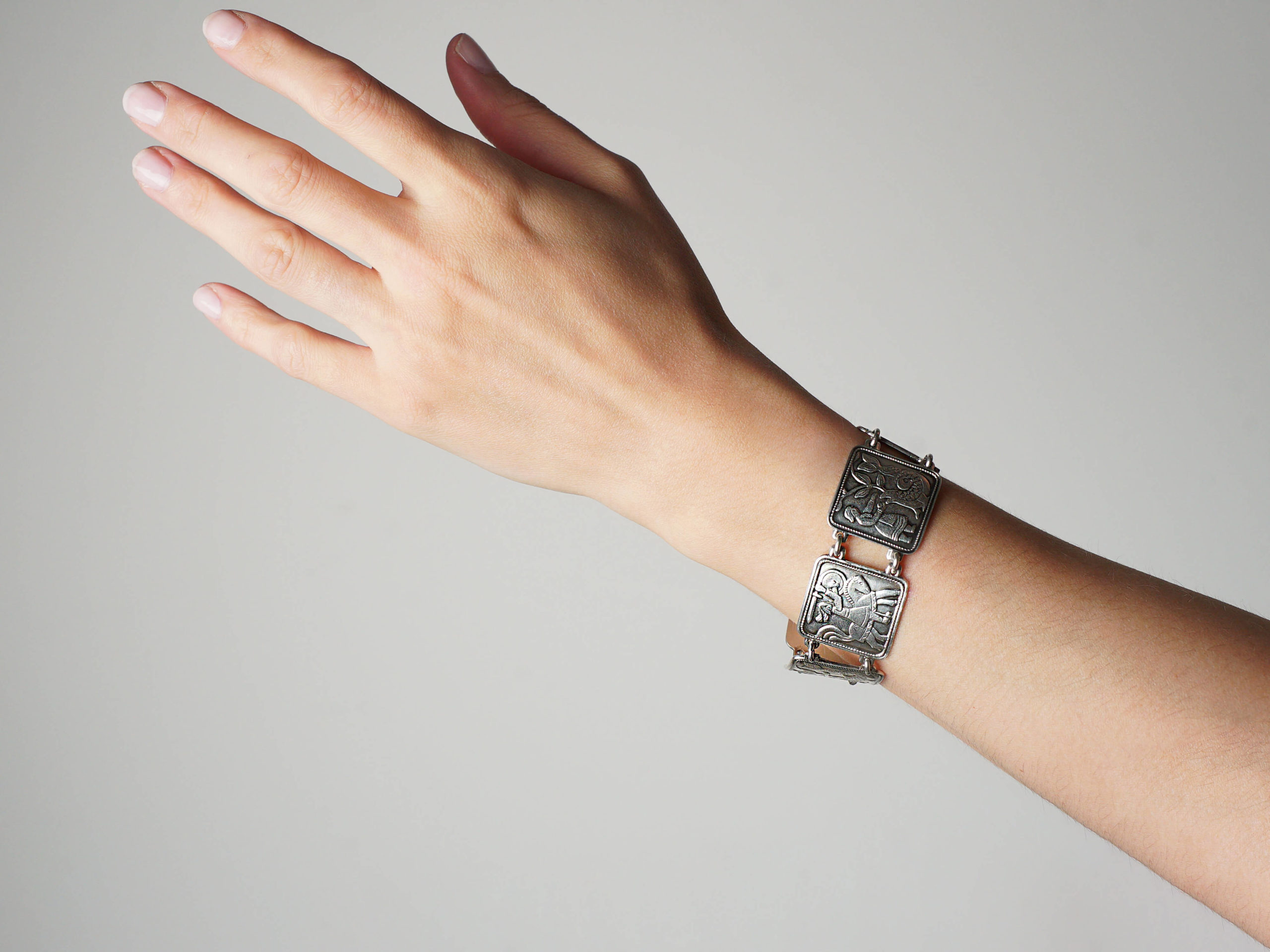 Silver Fairy Tale Bracelet by David Andersen (799K) | The Antique ...