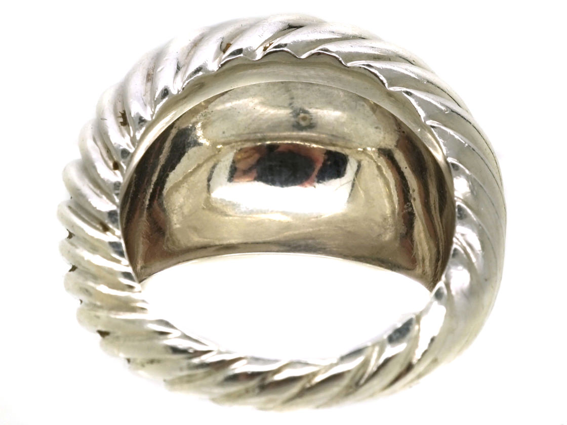 Silver Coil Ring (2L) | The Antique Jewellery Company