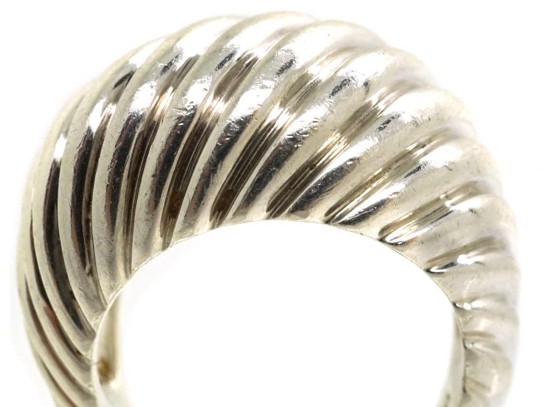 Silver Coil Ring (2L) | The Antique Jewellery Company