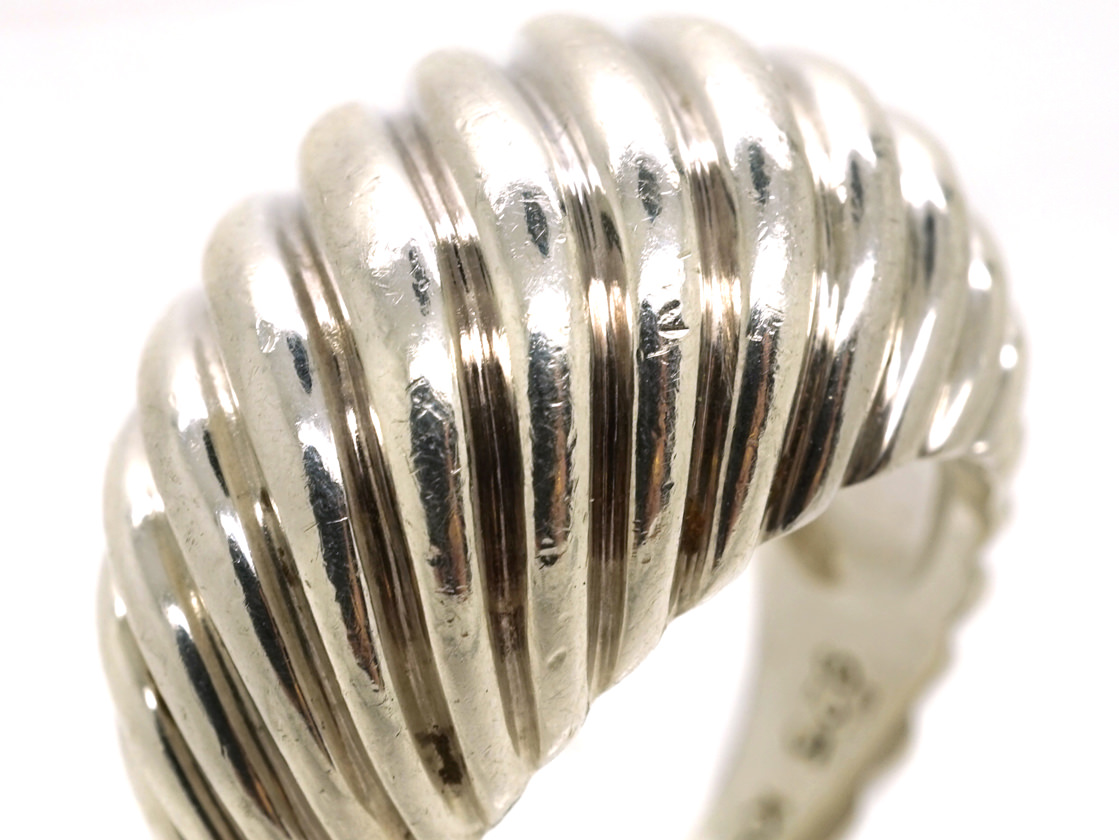 Silver Coil Ring (2L) | The Antique Jewellery Company