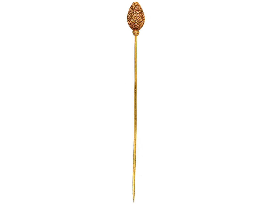 Victorian Etruscan Style 15ct Gold Conical Shaped Tie Pin (976K) | The ...