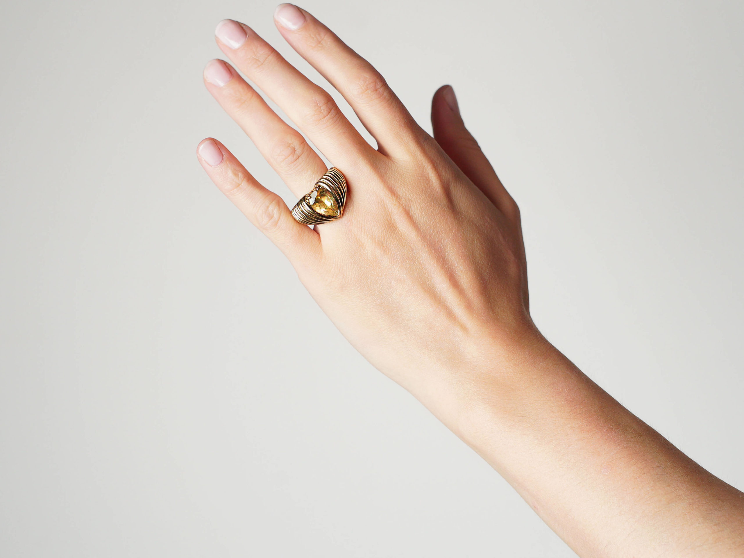 Silver Gilt & Citrine Ring by Shaun Leane (517K) | The Antique ...
