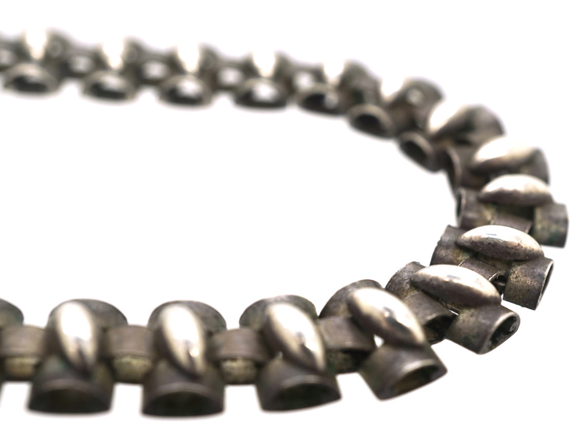 Early 20th Century Silver Chain (388L) | The Antique Jewellery Company