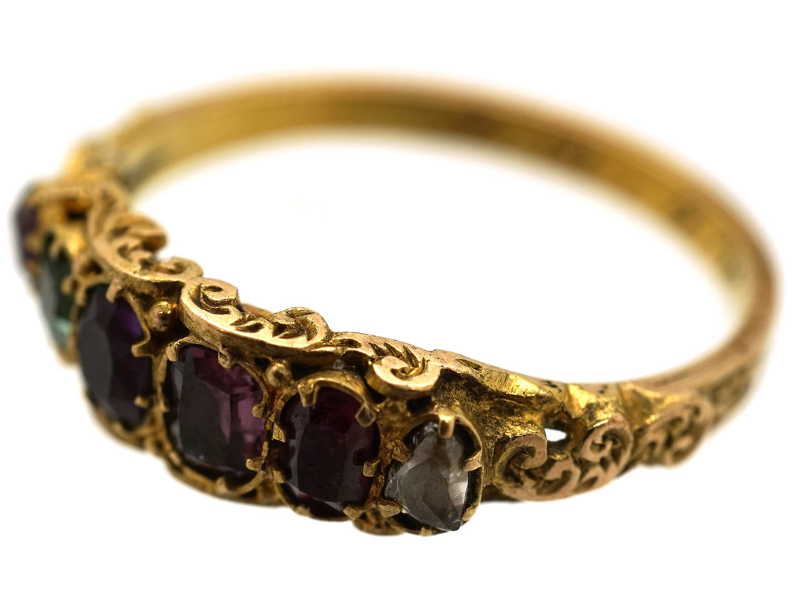 15ct Gold Regency "Regard" Ring (897L) | The Antique Jewellery Company