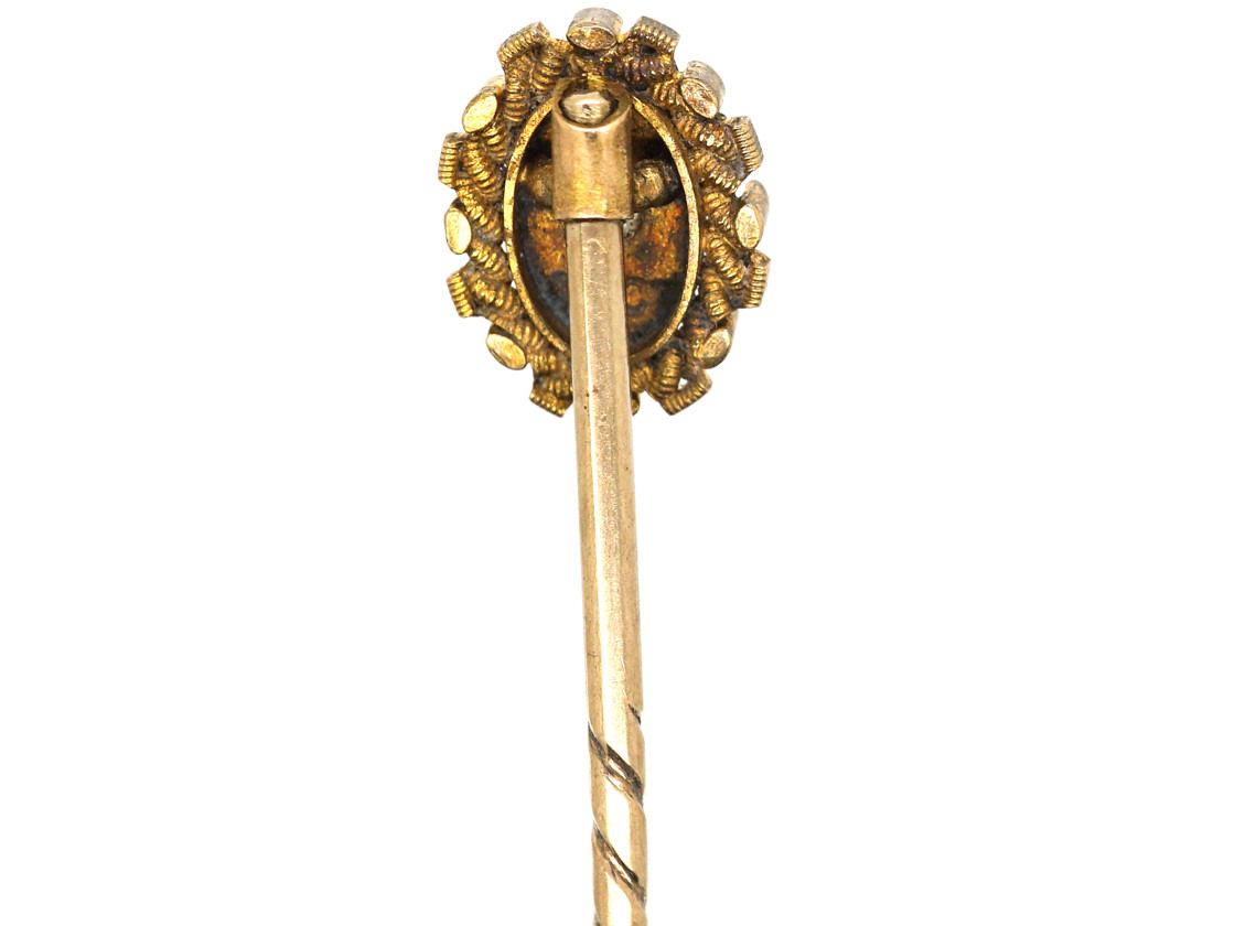 Victorian 15ct Gold & Diamond Tie Pin (914L) | The Antique Jewellery ...