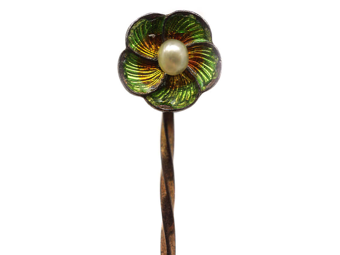 Edwardian Flower Tie Pin by Child & Child (571M) | The Antique ...